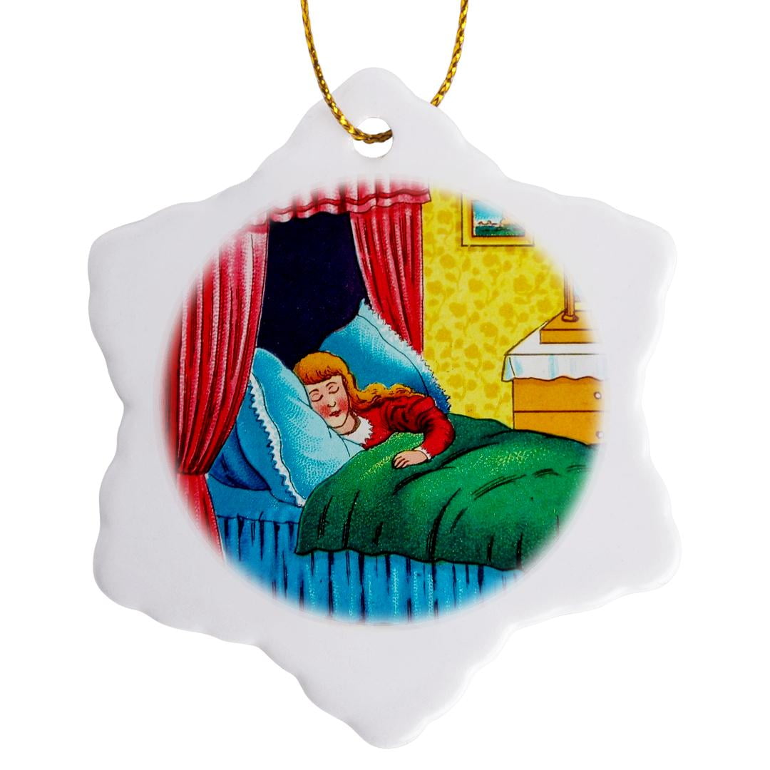 3drose, Goldilocks and the Three Bears What a Comfortable Bed, 3 inch ...