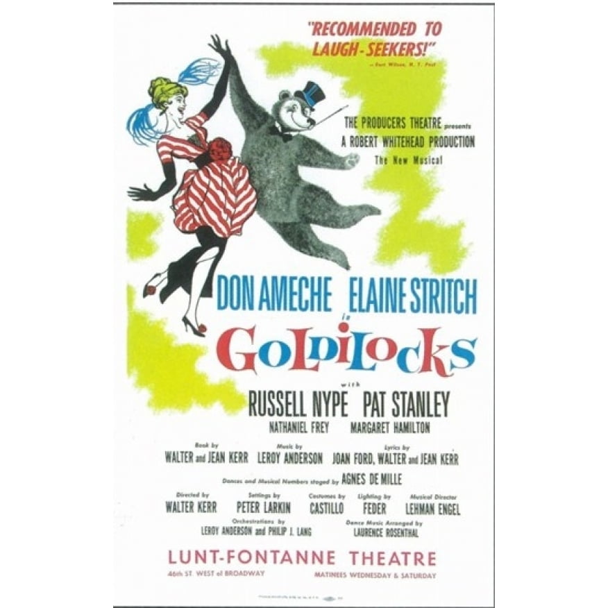 Goldilocks (Broadway) Movie Poster (11 x 17) - Walmart.com