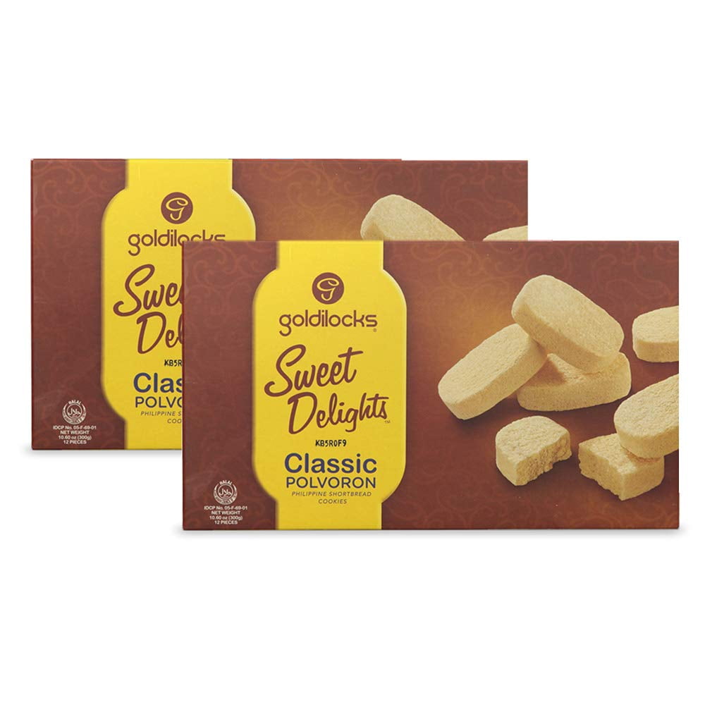 Goldilocks Sweet DelightsEGSC Classic Polvoron 10.60oz (300g) 2 Pack ...