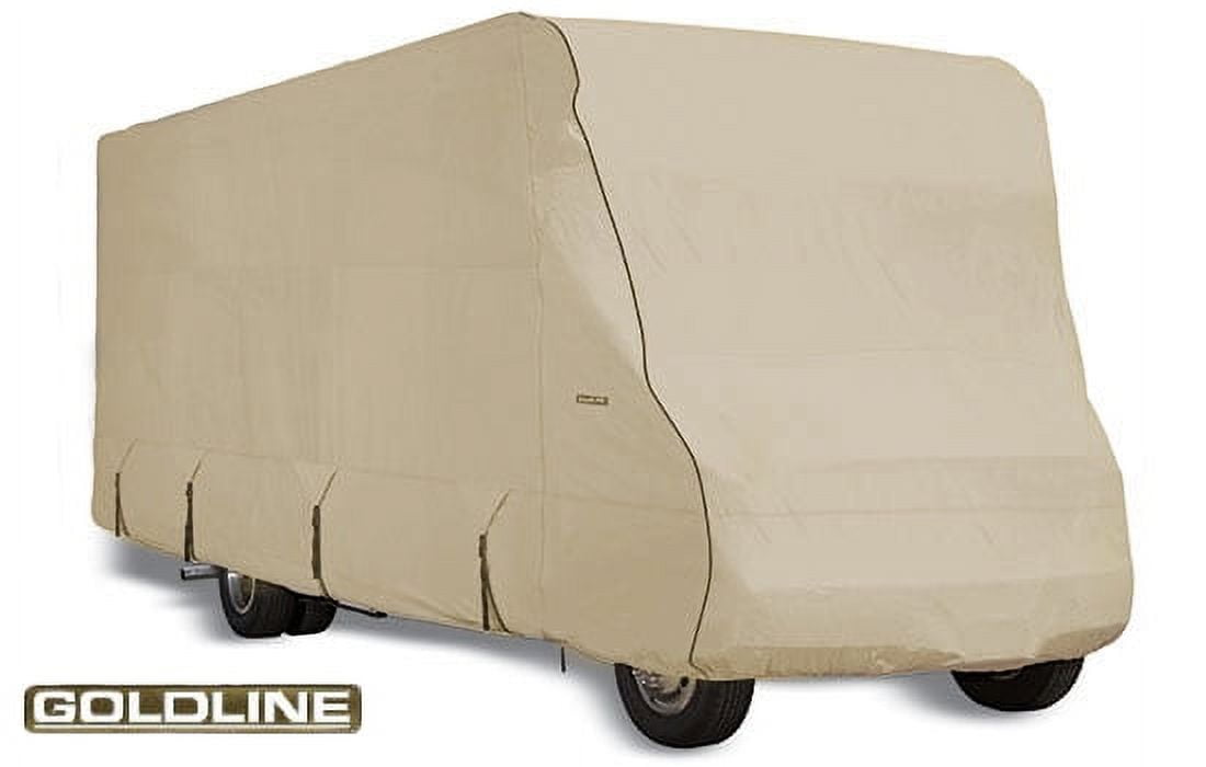 Goldline Class C RV Covers by Eevelle | Fits 24 - 26 Feet | Tan ...