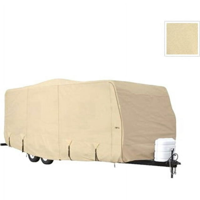 Goldline Travel Trailer Covers by Eevelle | Fits 28 - 30 Feet | Tan ...