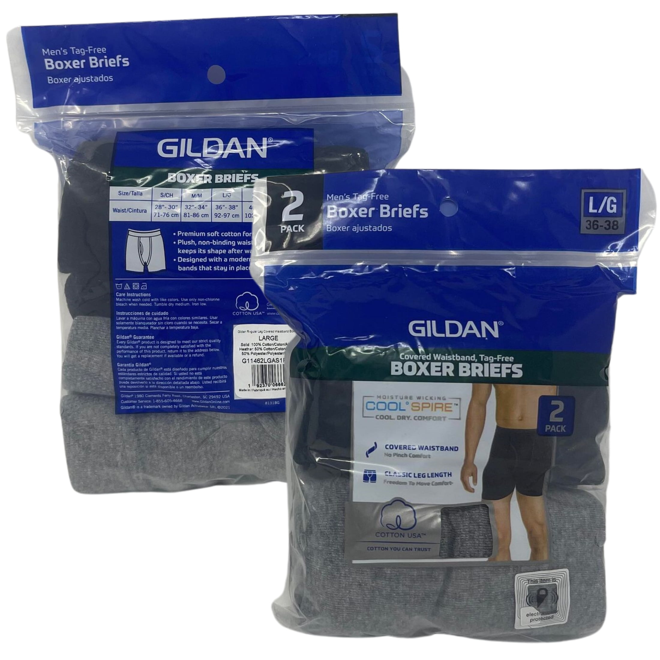 Goldman Boxer Briefs 36-38 Size Gildan Men's Underwear Cotton Stretch Boxer Briefs Premium Soft ...