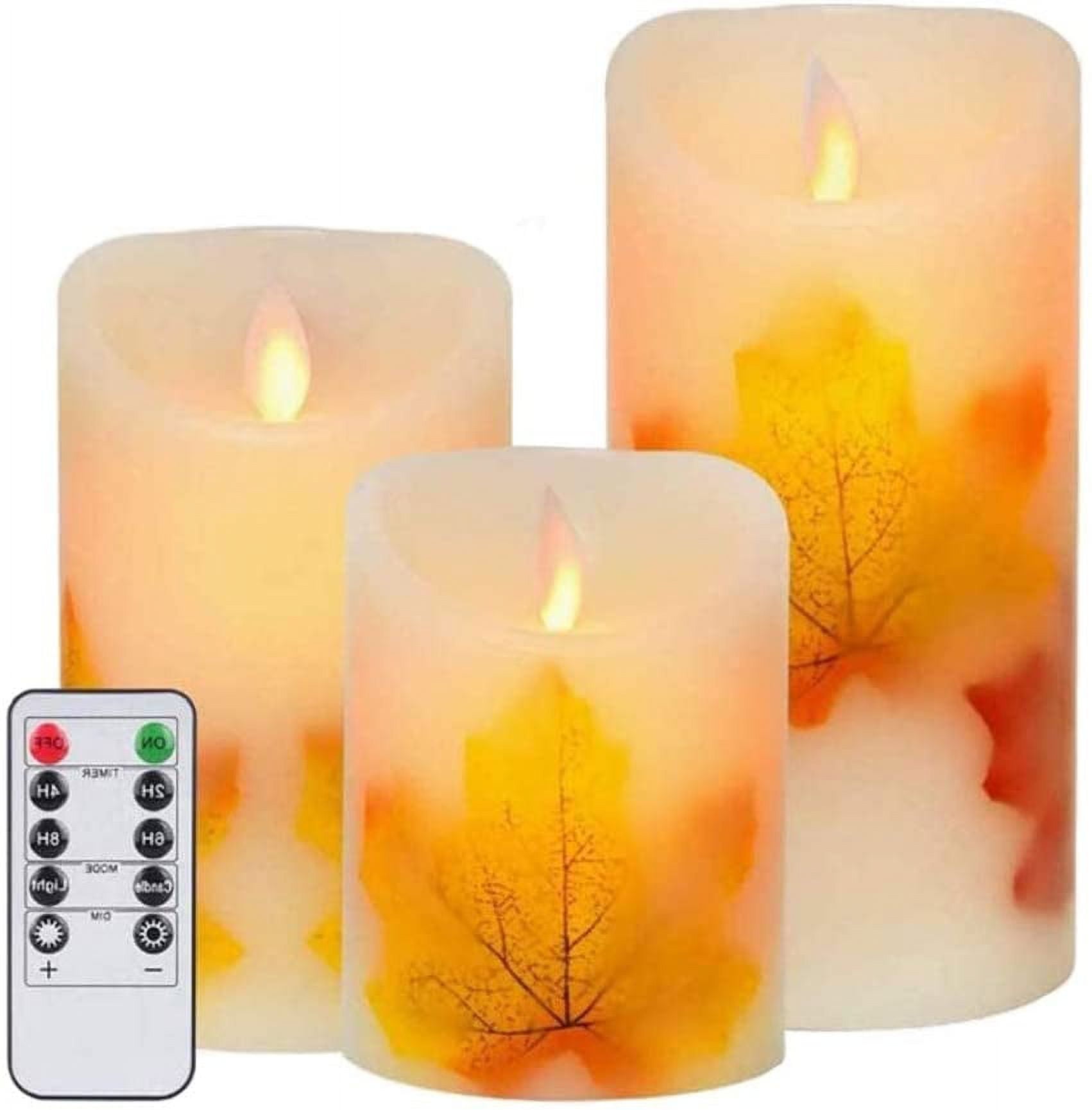 Goldprice Flameless Candles Light, Battery Candles Warm White Flameless ...