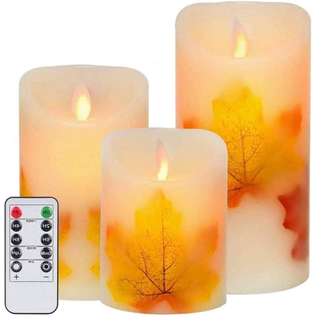 Goldprice Flameless Candles Light, Battery Candles Warm White Flameless ...