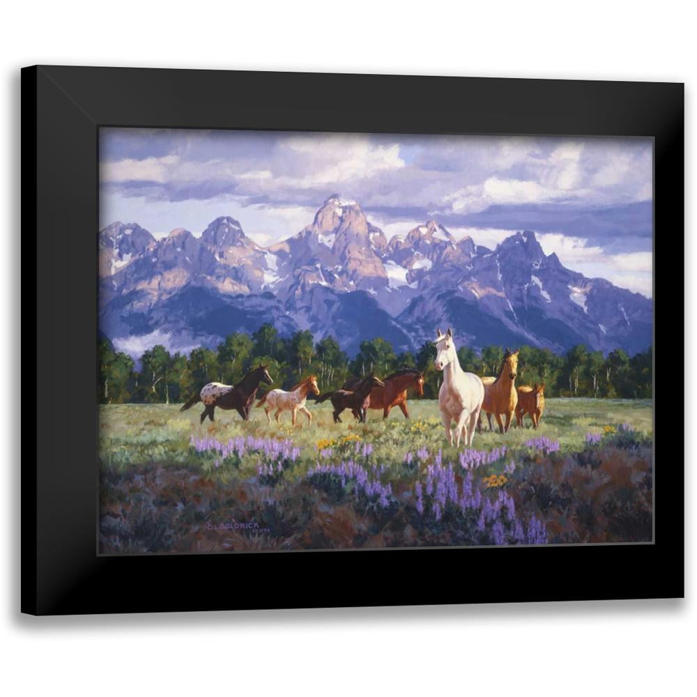 Goldrick, Claire 14x12 Black Modern Framed Museum Art Print Titled ...