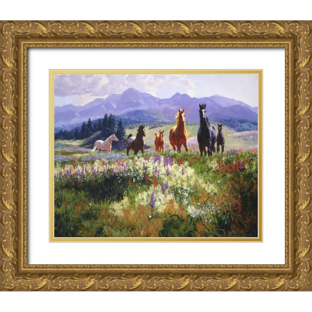 Goldrick, Claire 14x12 Gold Ornate Wood Framed with Double Matting ...