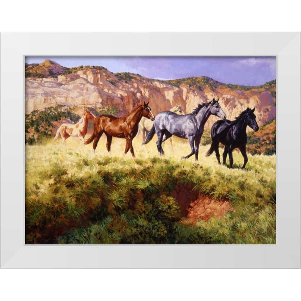 Goldrick, Claire 14x12 White Modern Wood Framed Museum Art Print Titled ...