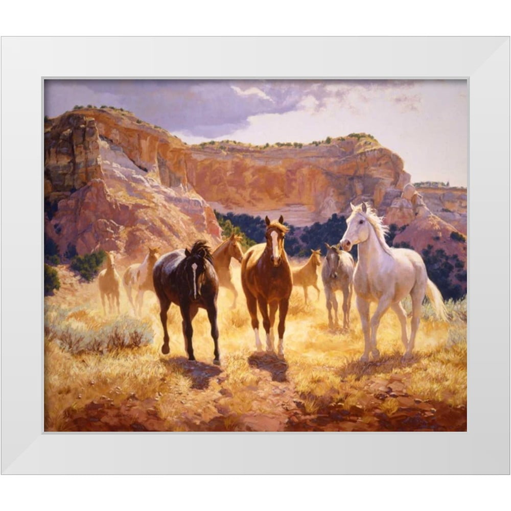 Goldrick, Claire 14x12 White Modern Wood Framed Museum Art Print Titled ...