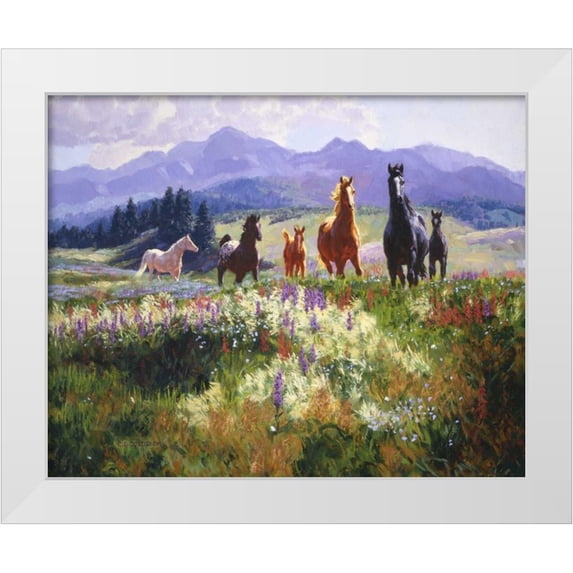 Goldrick, Claire 14x12 White Modern Wood Framed Museum Art Print Titled ...