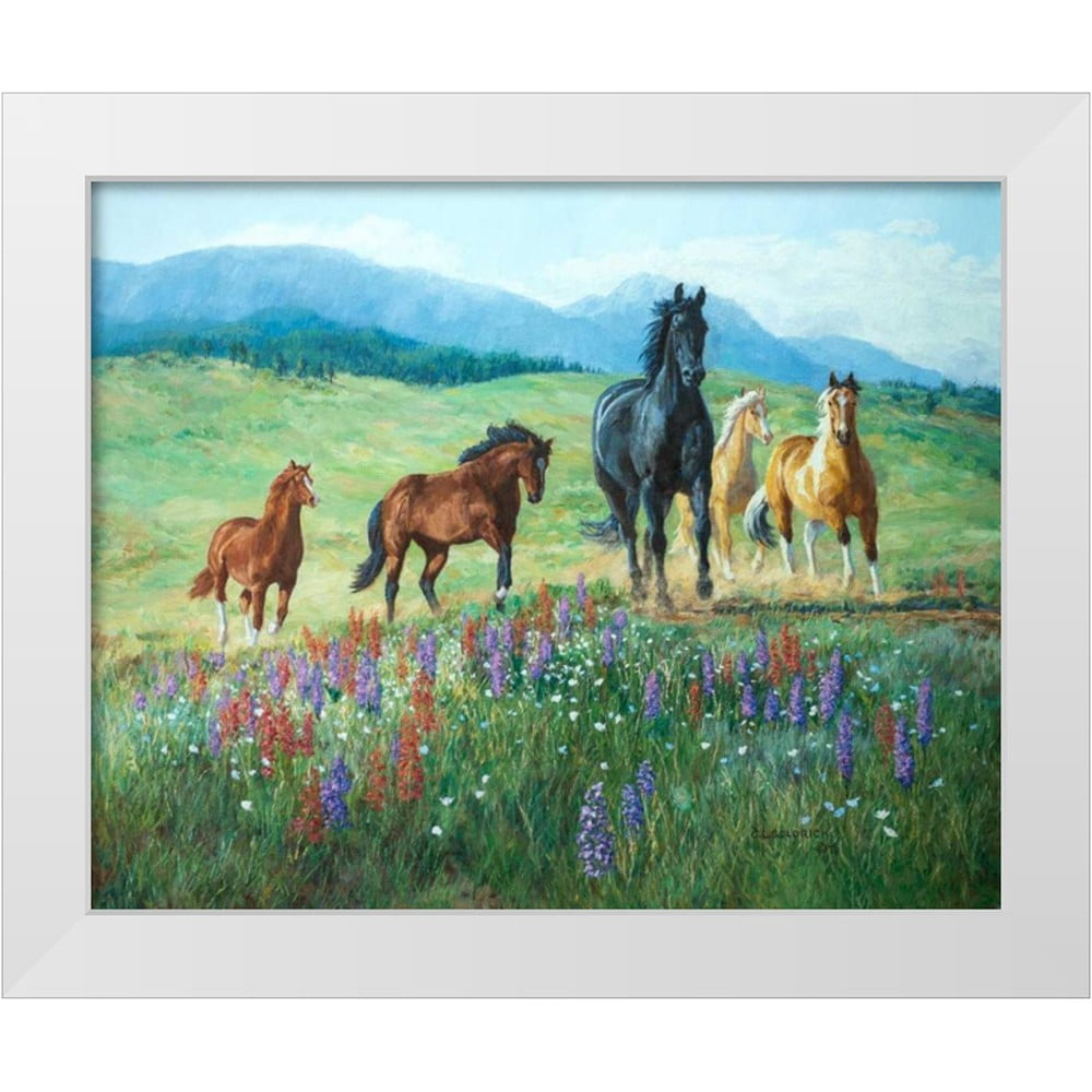 Goldrick, Claire 14x12 White Modern Wood Framed Museum Art Print Titled ...