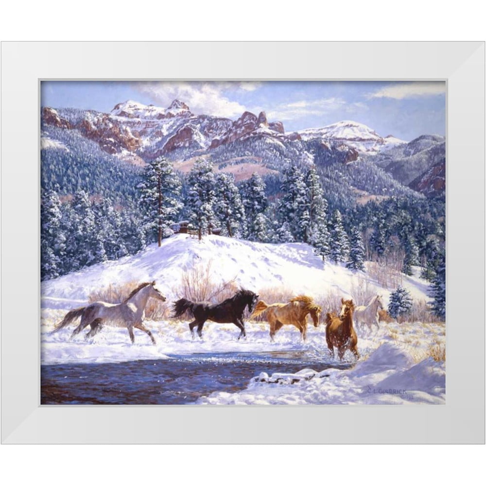 Goldrick, Claire 14x12 White Modern Wood Framed Museum Art Print Titled ...