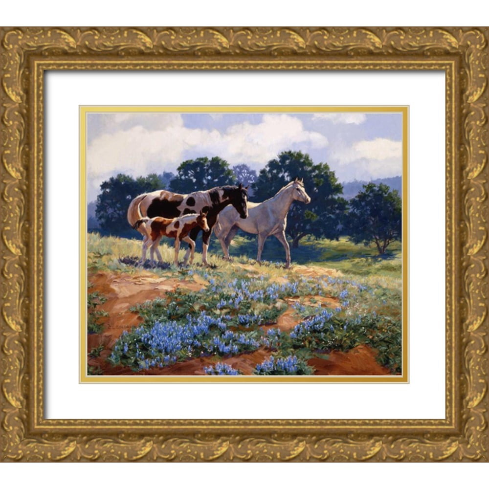 Goldrick, Claire 17x15 Gold Ornate Wood Framed with Double Matting ...