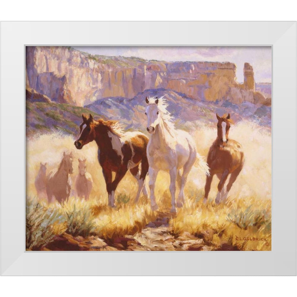 Goldrick, Claire 30x26 White Modern Wood Framed Museum Art Print Titled ...