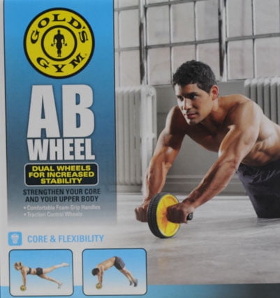 Golds Gym Ab Wheel with Dual Wheels - Walmart.com