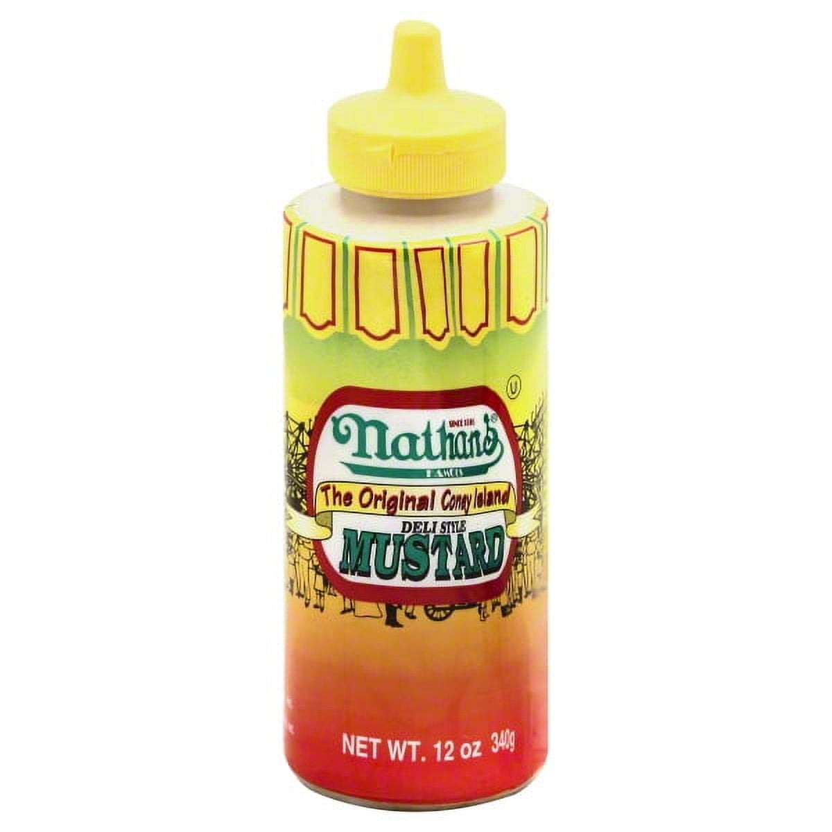 Golds Pure Products Nathans Famous Mustard, 12 oz - Walmart.com