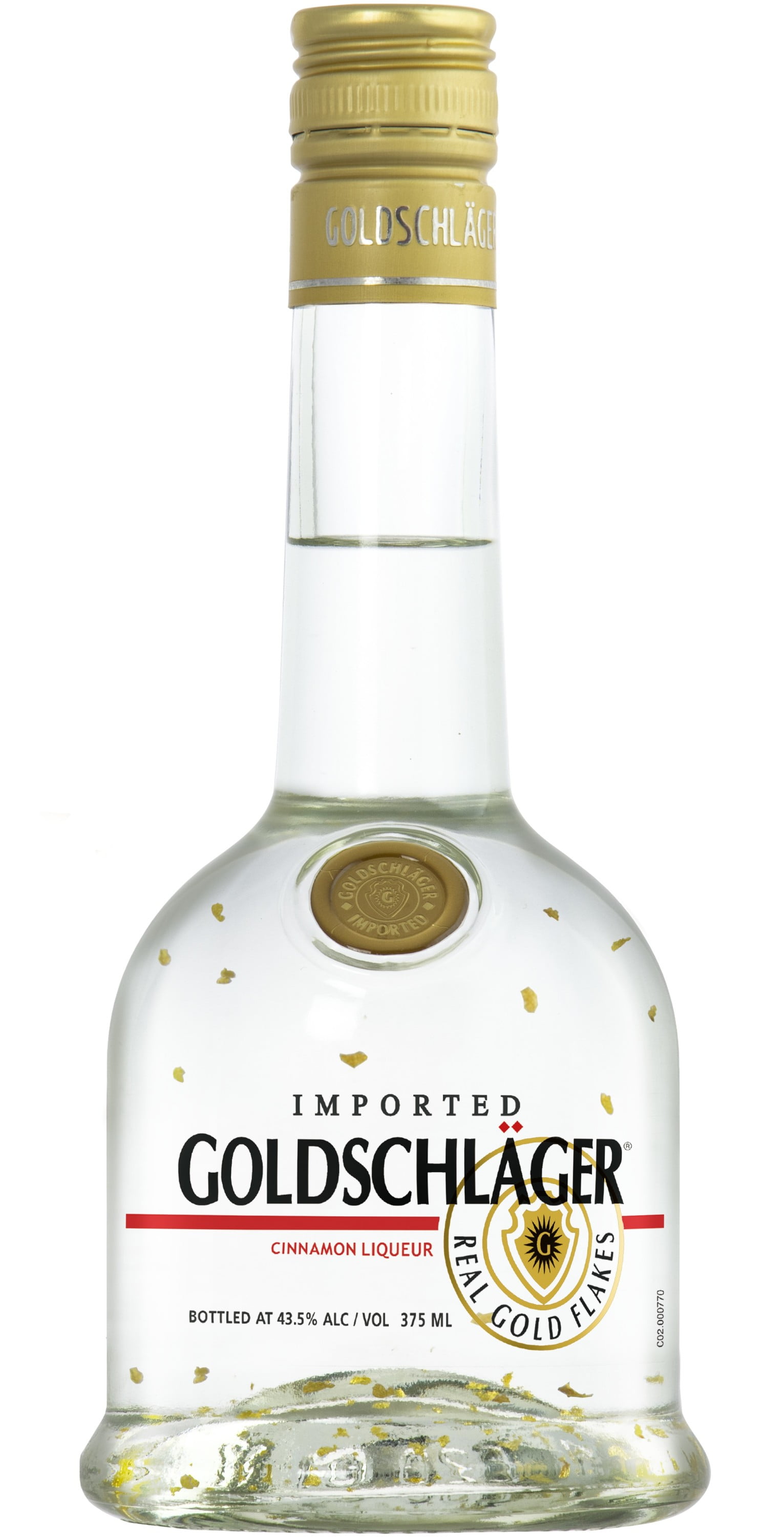 Goldschläger Cinnamon Schnapps Liqueur, 375 mL (87 Proof) - Walmart.com