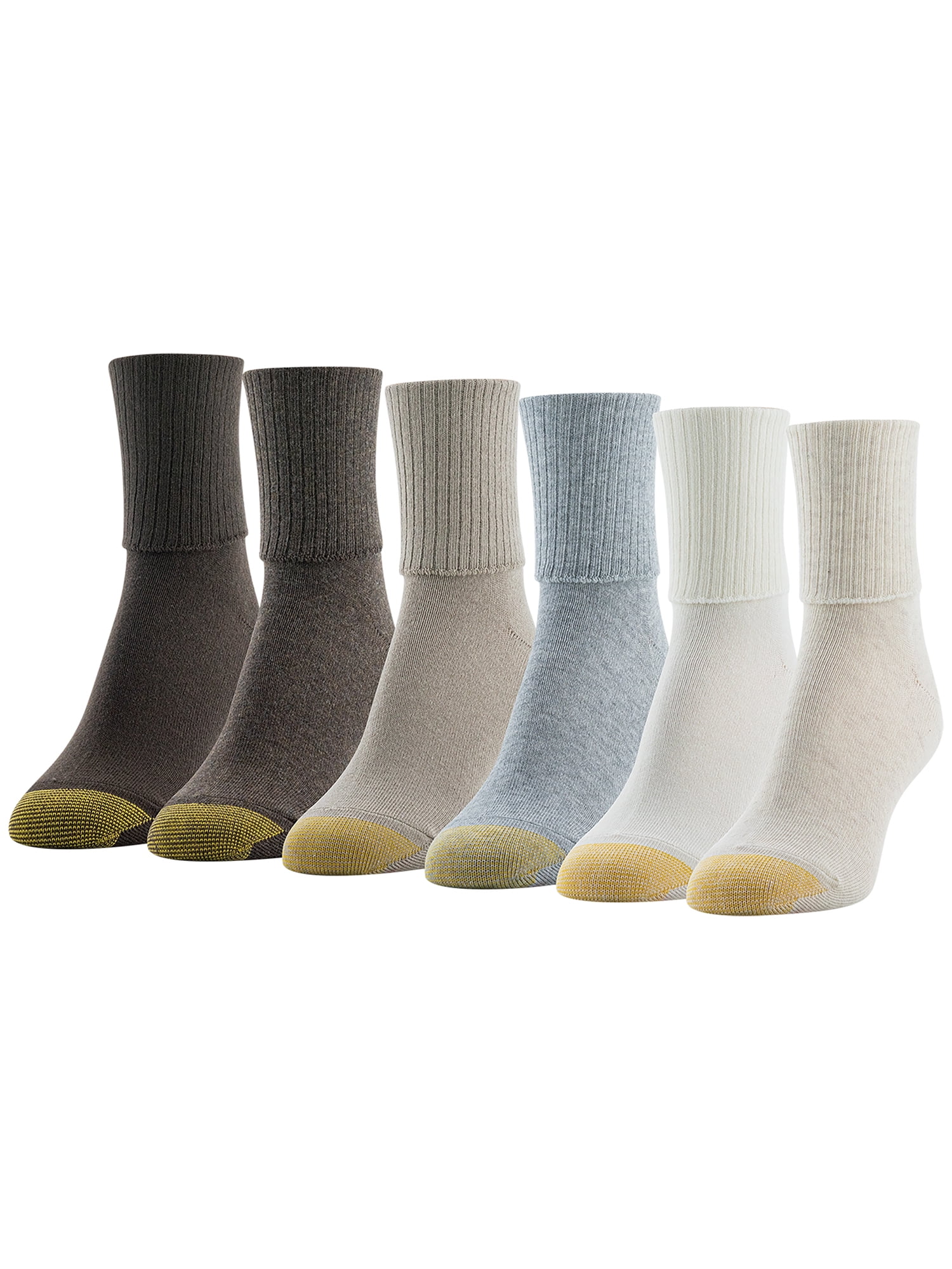 Goldtoe women's Classic Turn Cuff Socks - Cotton - Walmart.com