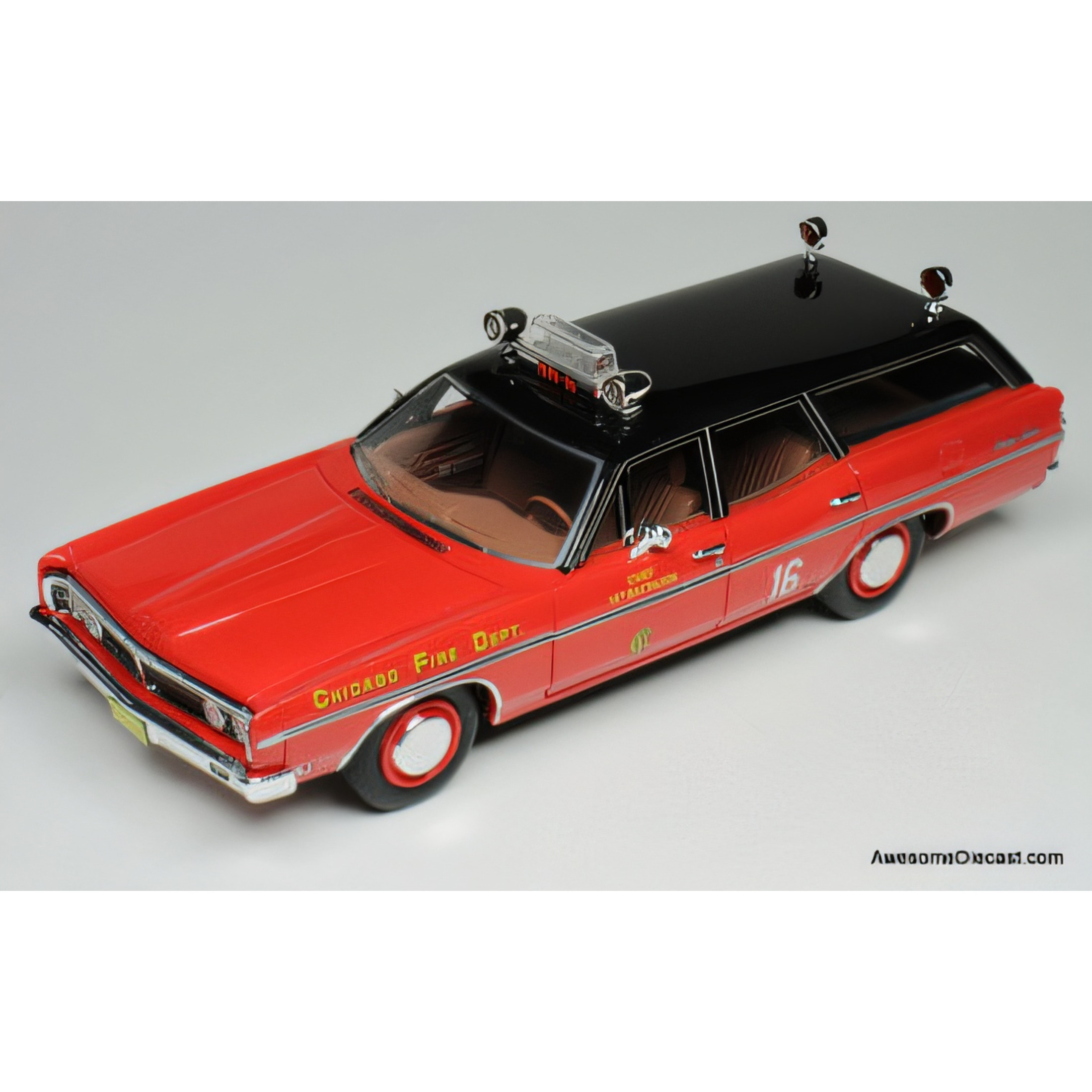 Goldvarg 1:43 1970 Ford Galaxie Station Wagon Chicago F.d. Chief ...