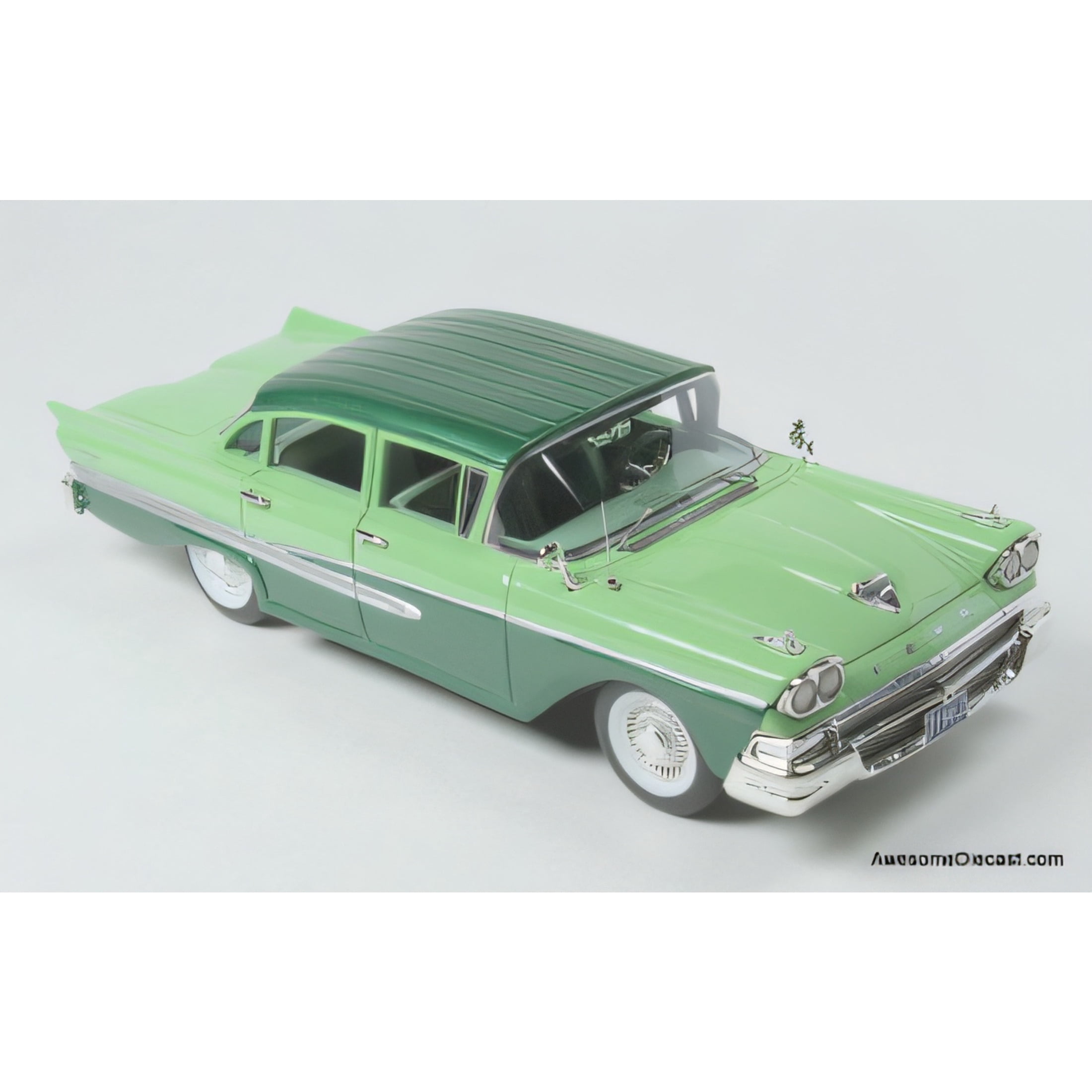 Goldvarg Collection 1:43 1958 Ford Custom 4 Door, Sea Spray Green ...