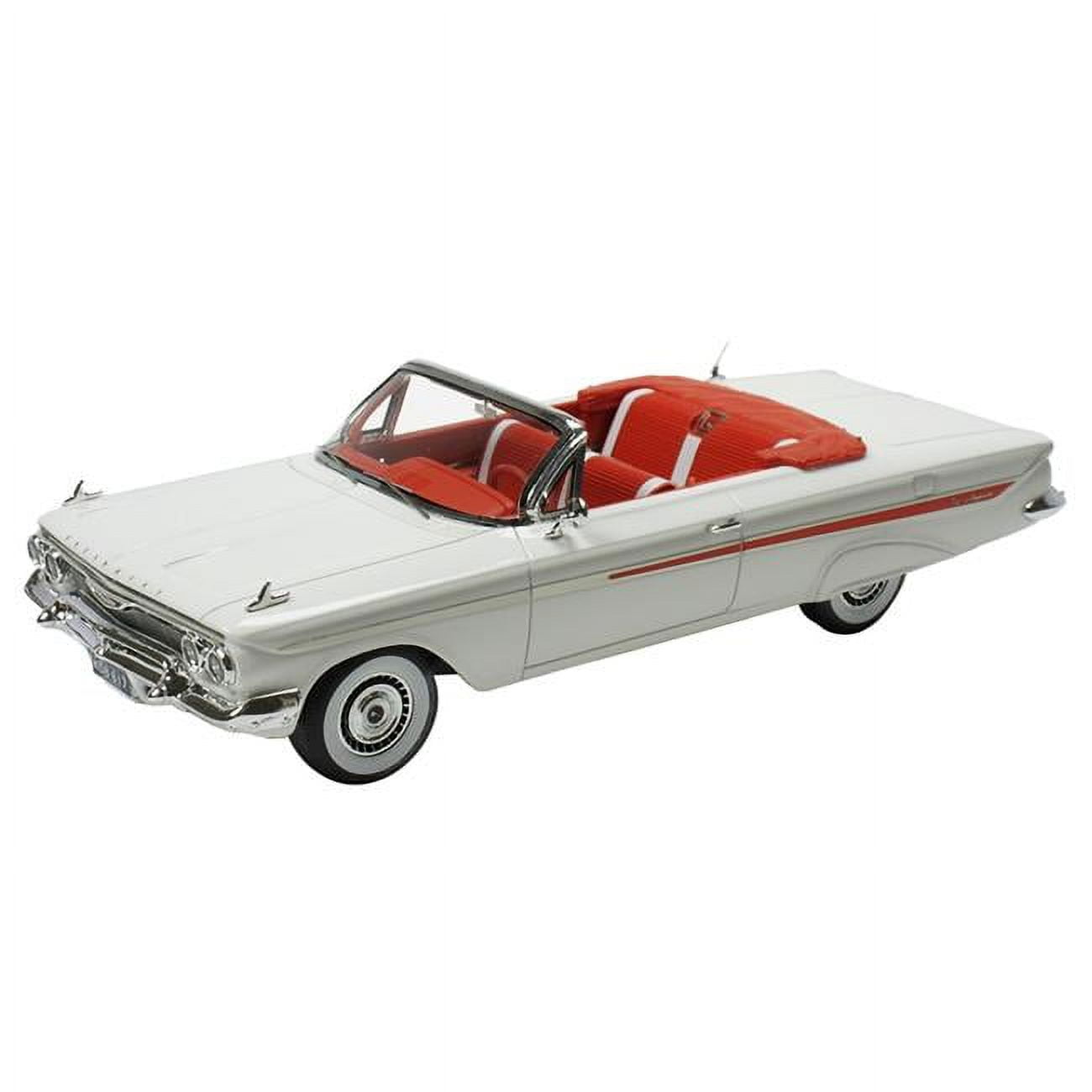 1961 Chevrolet Impala Convertible White with Red Interior Limited ...