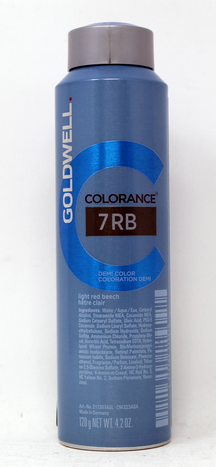 Goldwell Colorance Demi Hair Color 7RB Light Red Beech 4.2 oz - Walmart.com