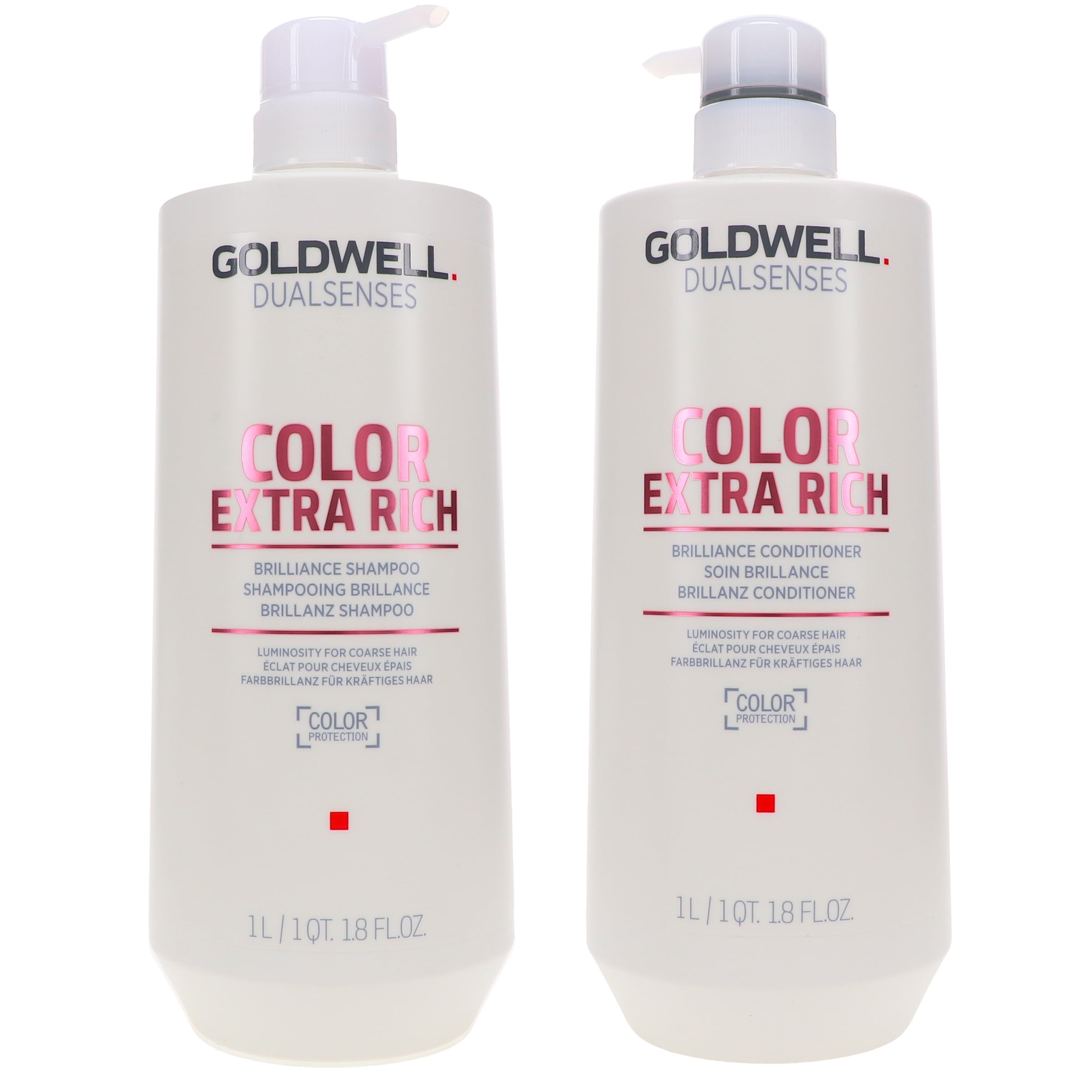 Goldwell Dualsenses Color Extra Rich Brilliance Shampoo and Conditioner ...