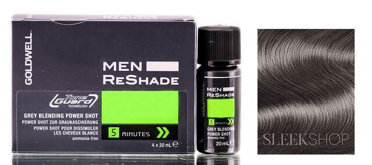Goldwell Men ReShade Grey Blending Power Shot (4 pack), 7CA, Pack of 6 ...