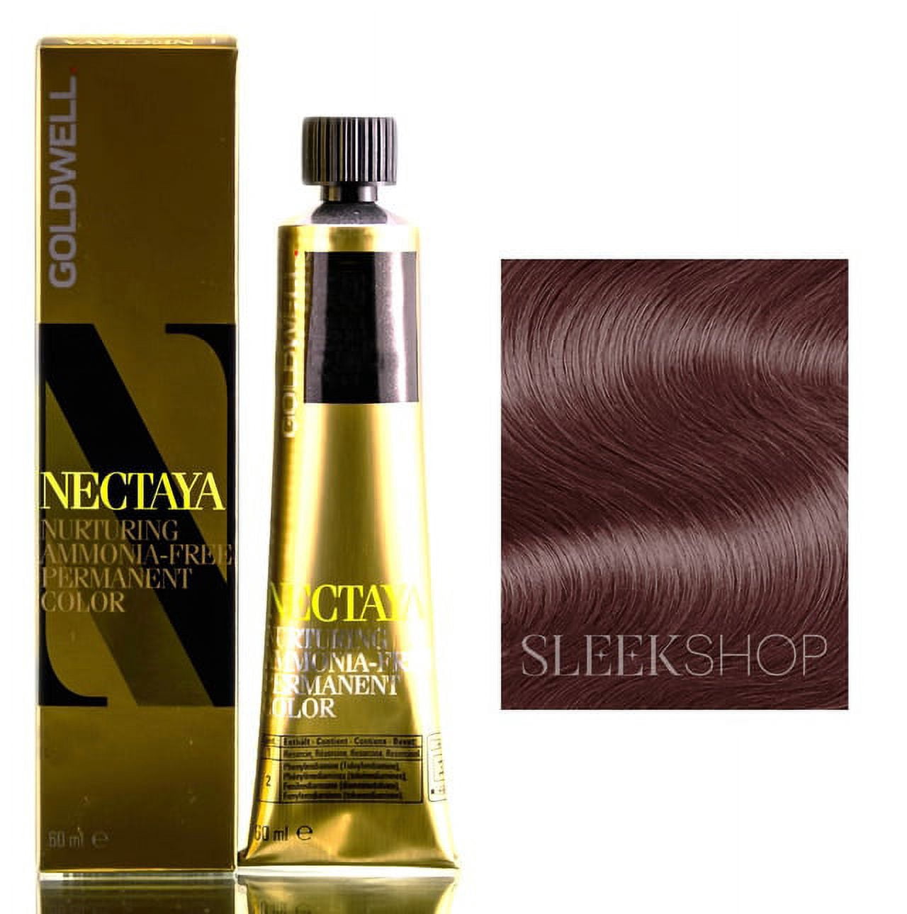 Goldwell Nectaya Ammonia-Free Permanent Nurturing Hair Color, 6R ...