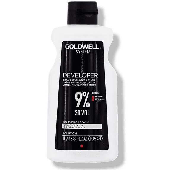 Goldwell System Cream Developer Lotion 30 Volume/9% 1L / 33.8 oz ...