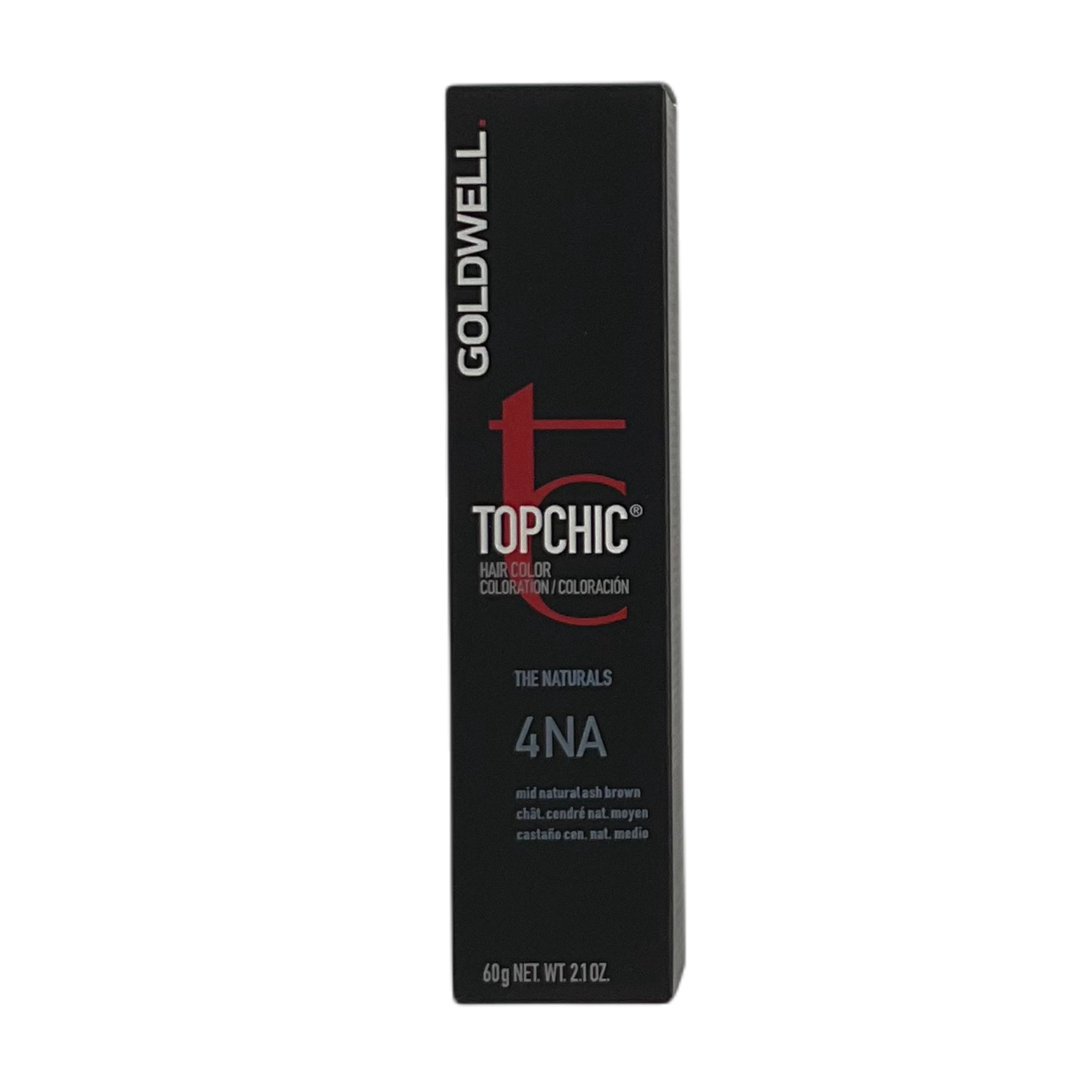Goldwell Topchic 4NA Shade New formula for 100% gray coverage, 60 ml ...