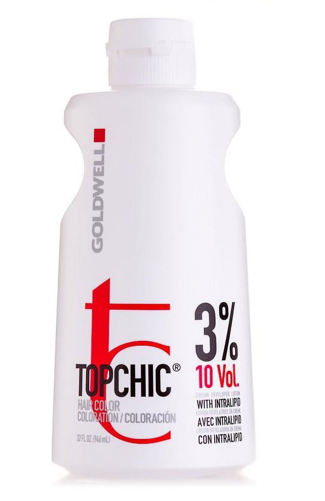Goldwell Topchic Hair Color Developer Lotion 10 Volume 3% 33.8 oz ...