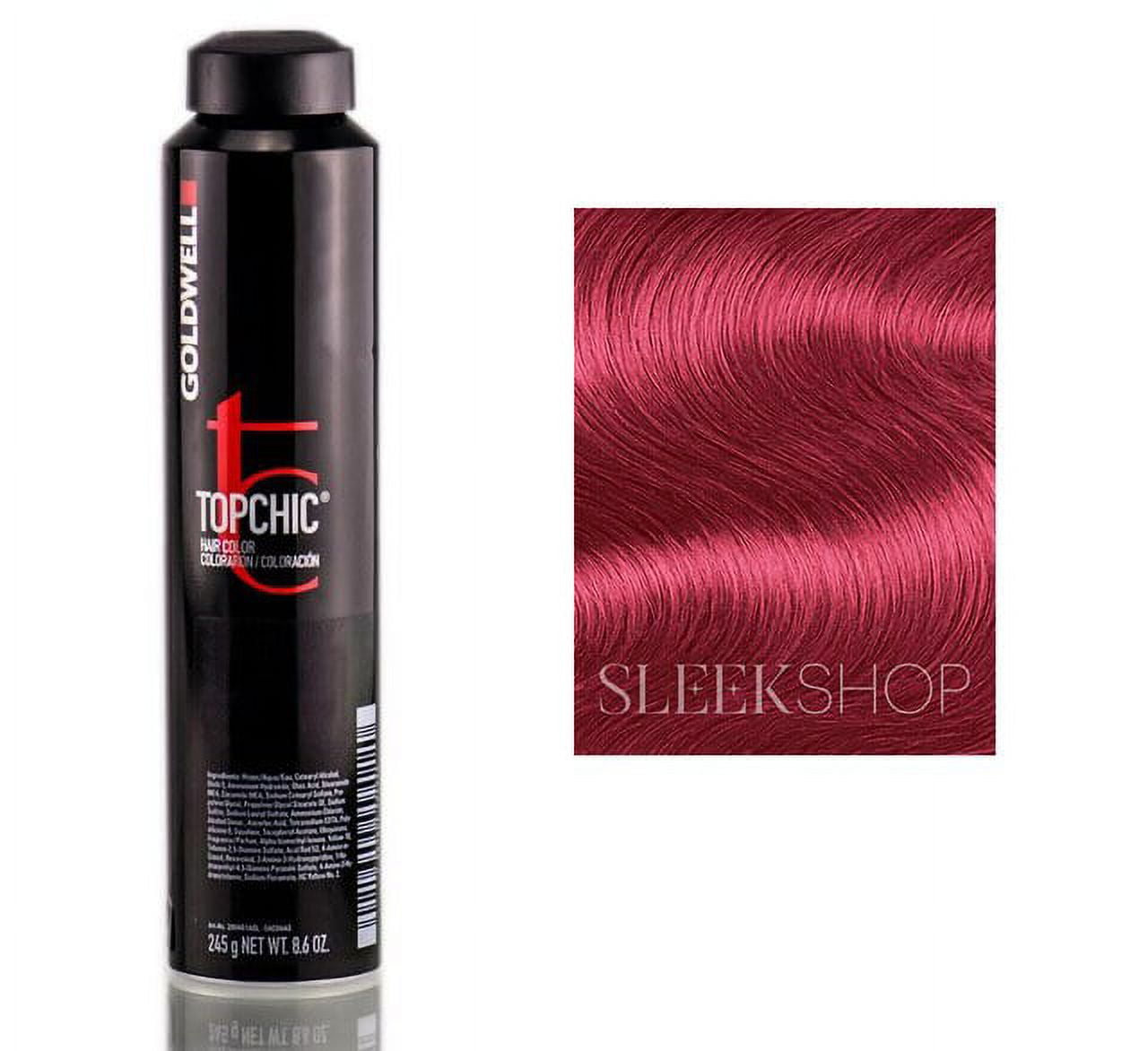 Goldwell Topchic Hair Color (8.6 oz. canister), 7RR@RR Luscious Red ...