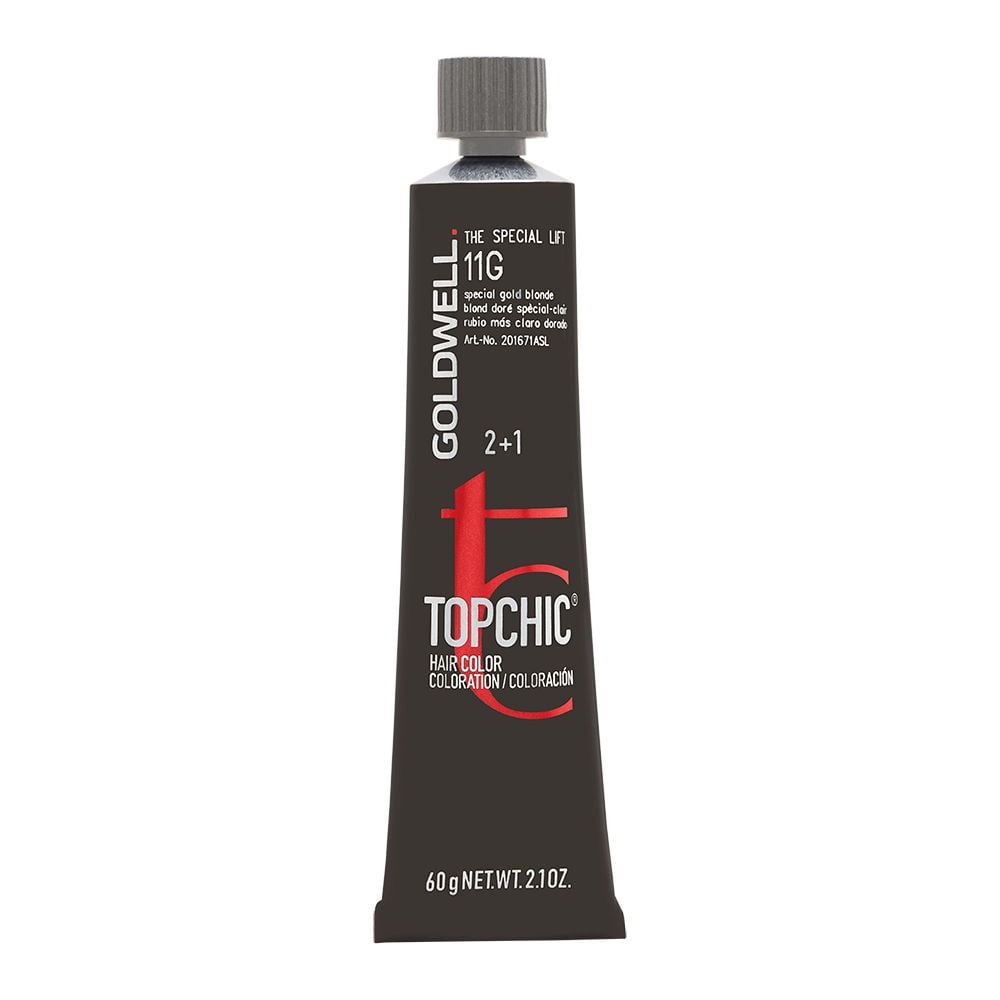 Goldwell Topchic Hair Color Coloration 2 + 1 (Tube) 11G Special Gold ...