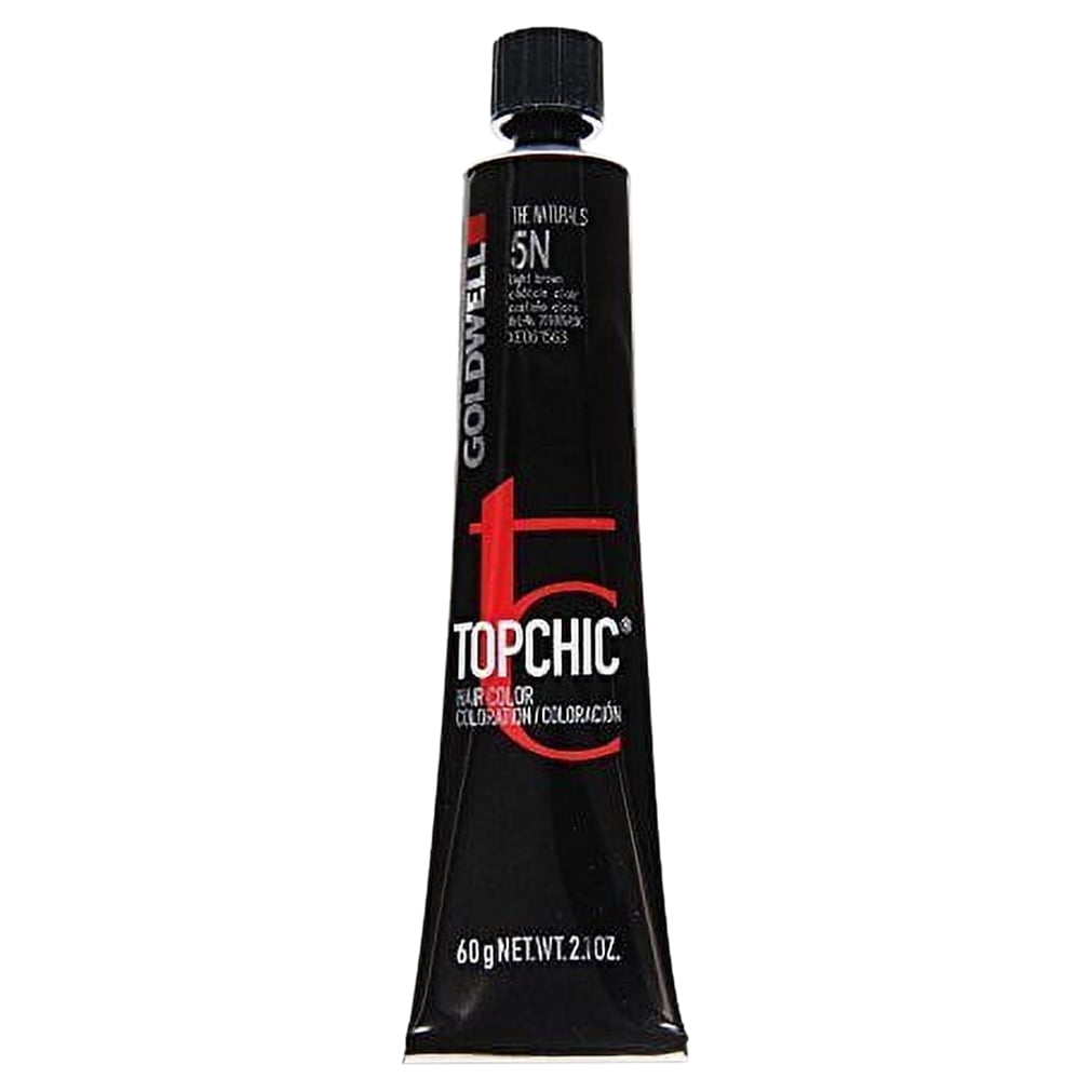 Goldwell Topchic Permanent Hair Color Tube, 5N Light Brown, 100 Percent ...