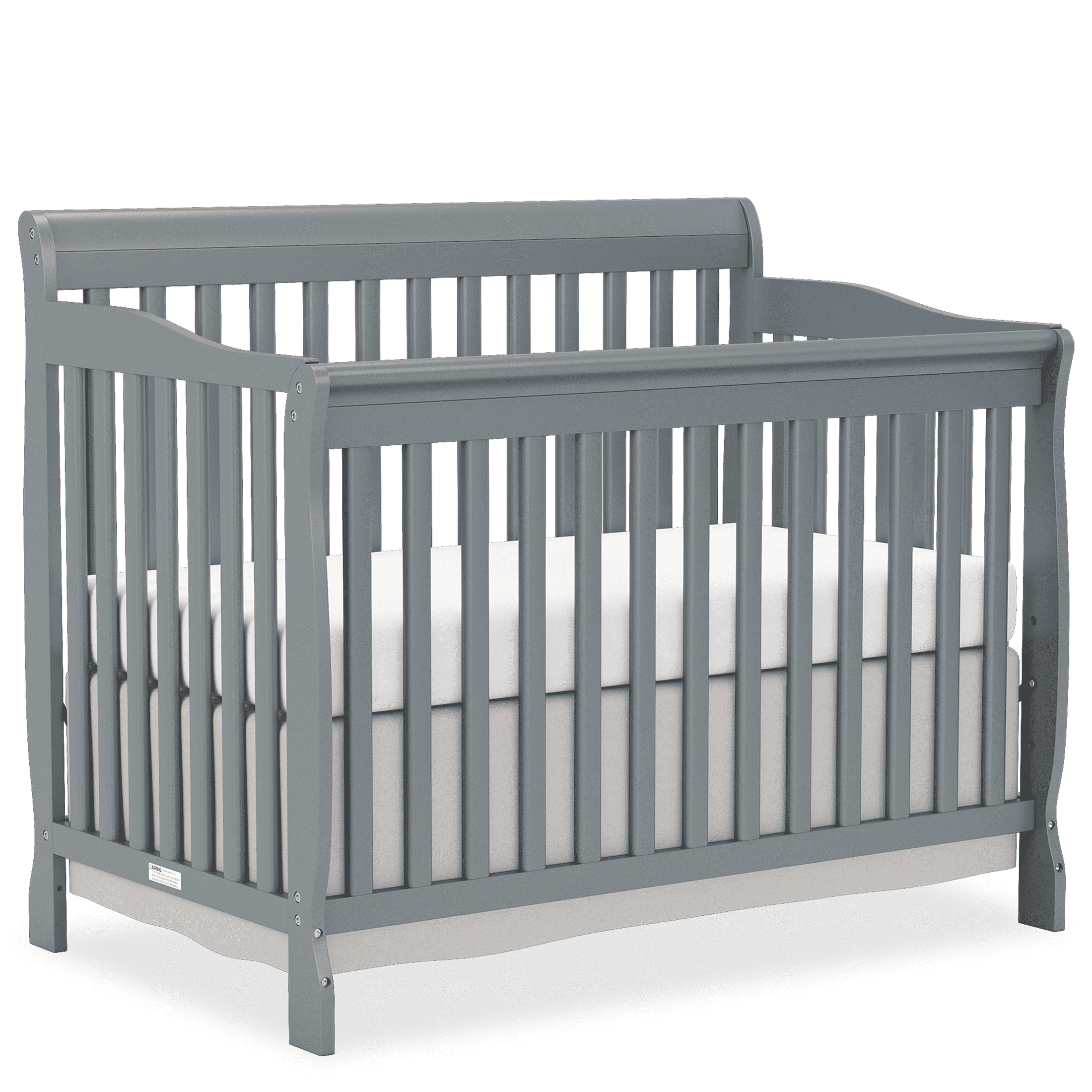 Goldzone Baby Crib 5 in 1 Convertible, Non-Toxic Finishes, Storm Gray ...
