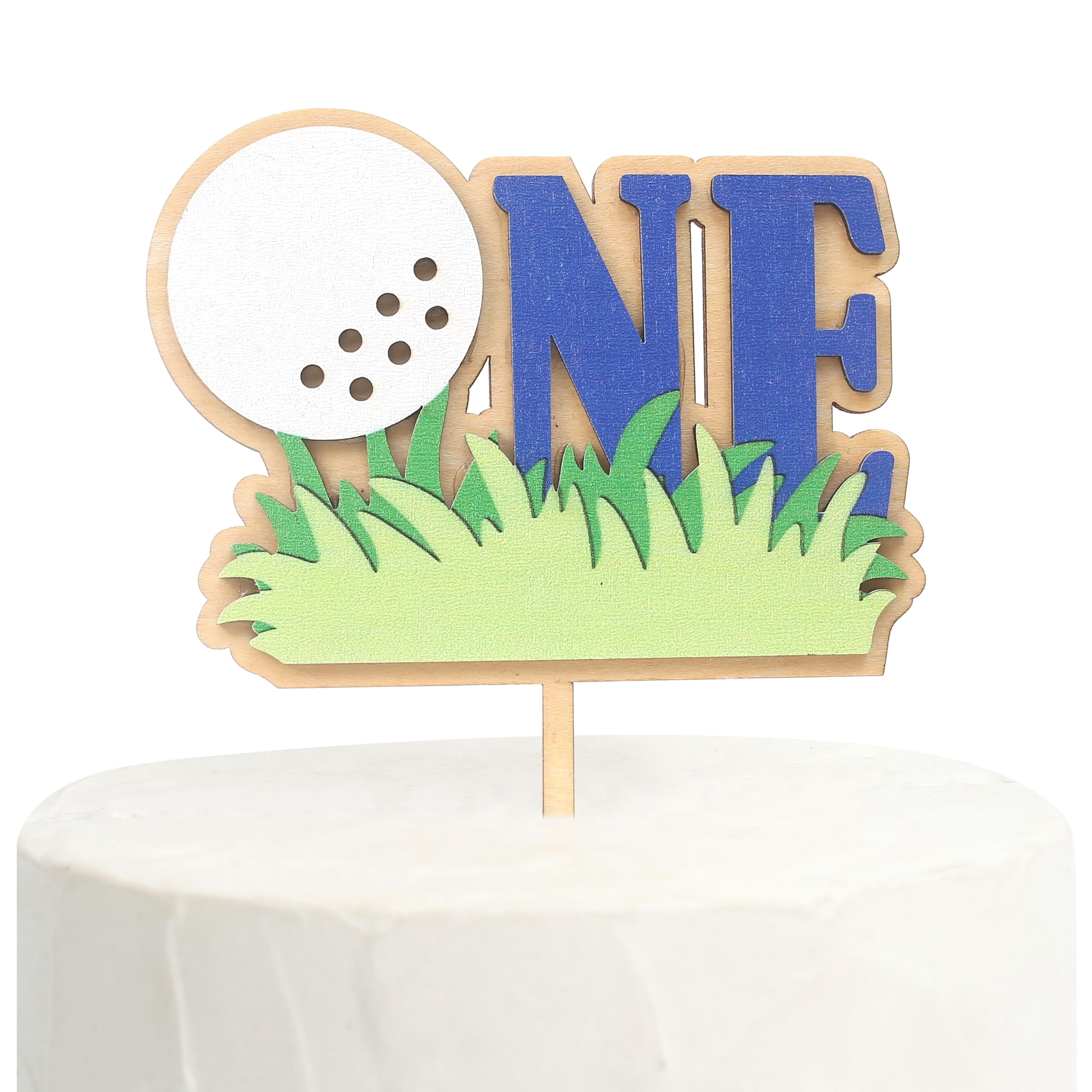 Golf 1st BirthdayEGSC Cake Topper For Babys - Hole In Cake Topper 1st ...