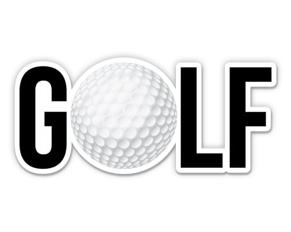 Golf - 3" Vinyl Sticker - For Car Laptop Water Bottle Phone ...
