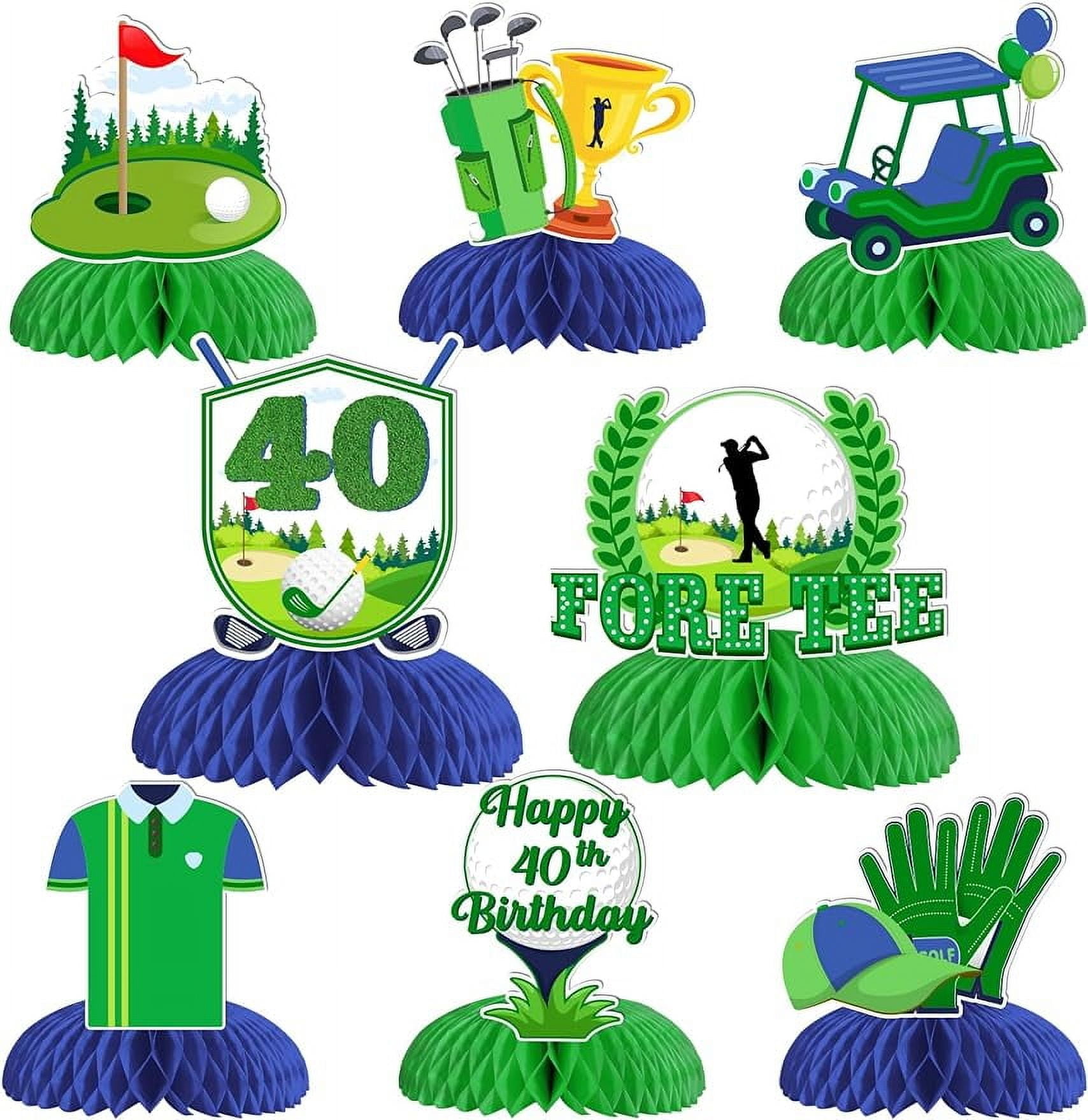 Golf Theme Table Decorations