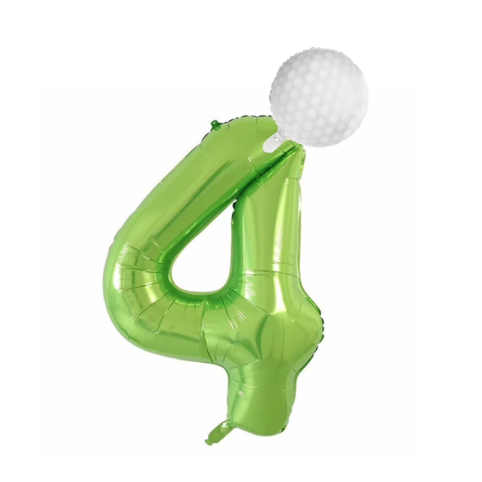 Golf 4th Birthday Party Decorations Balloons,40inch ZLK1 Green Number ...