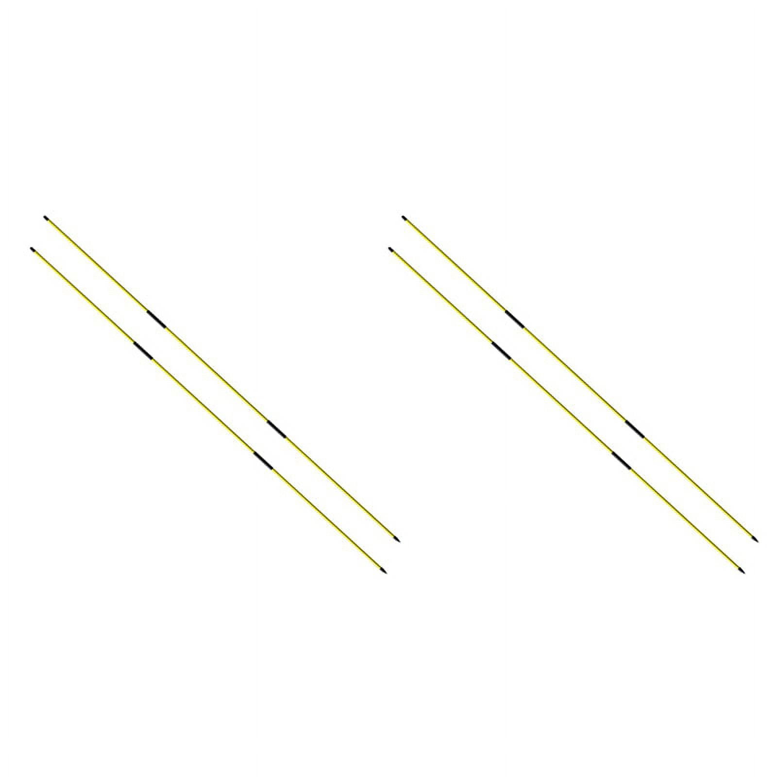Golf Alignment Sticks Training Aid 4 Pack,3-Section 48 Inch Golf Swing ...
