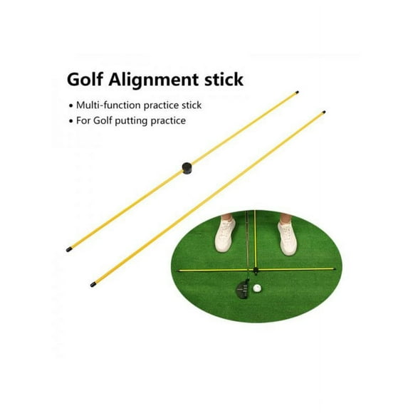 Golf Alignment Stick Drill