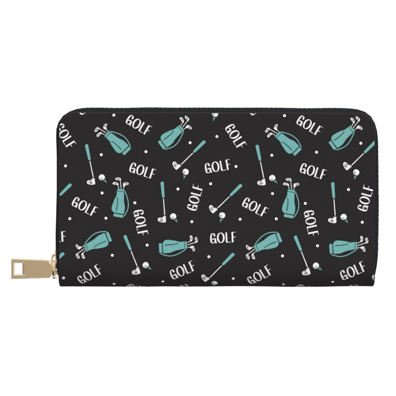 Golf Bags And Balls Wallet Women, Leather Bifold Multi Card Wallet ...