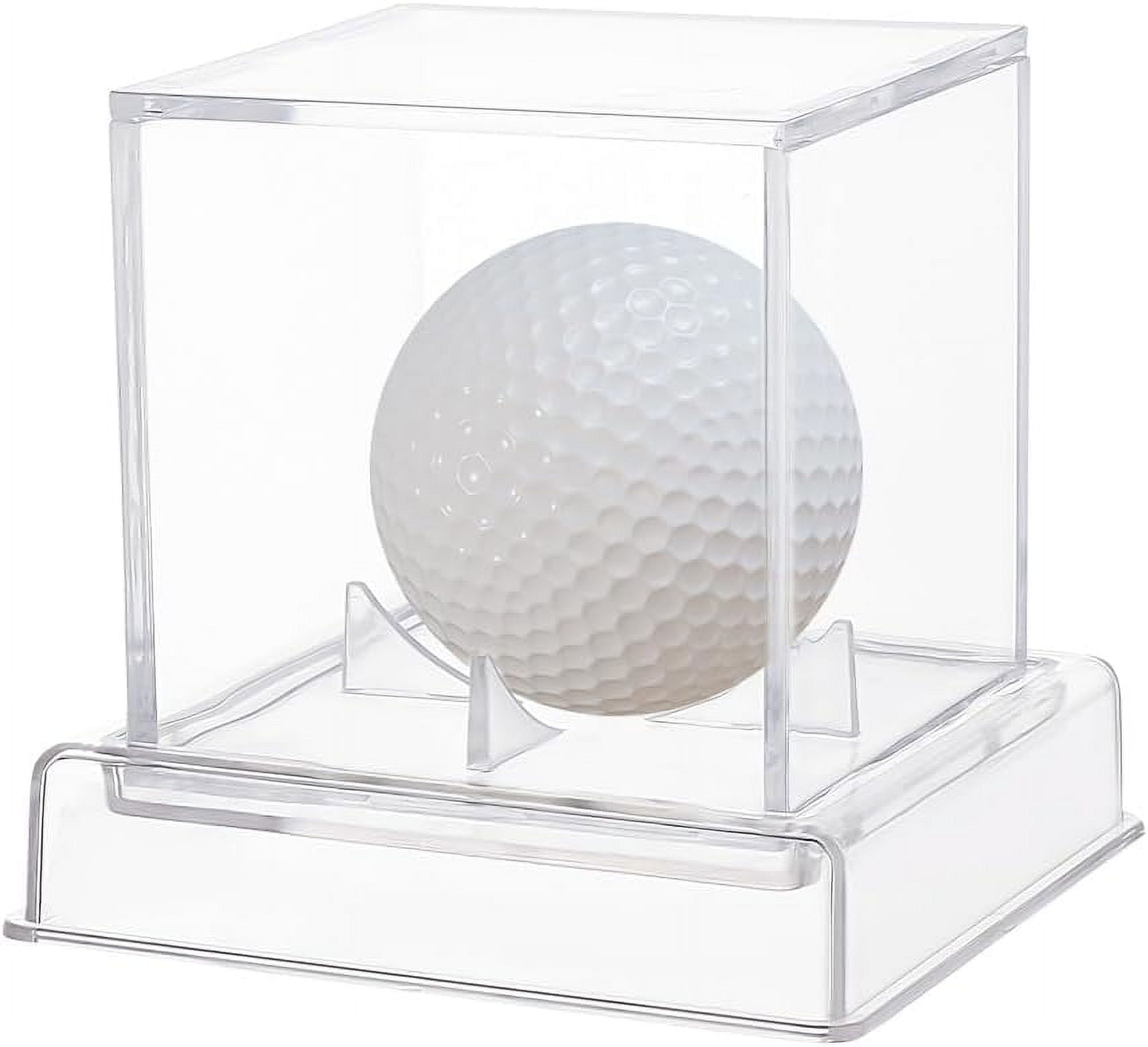Golf Ball Display Case Acrylic Square Golf Ball Holder Stand ...