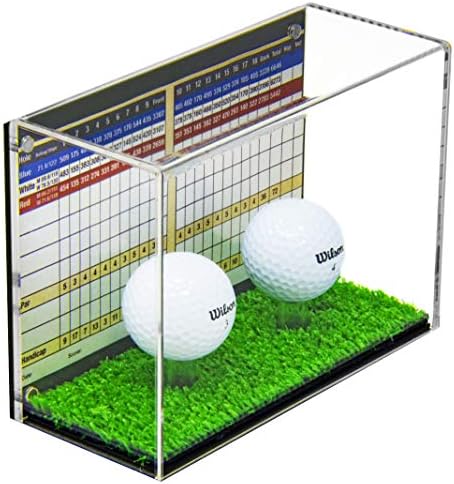 Golf Ball Display Case with Turf Base - Walmart.com