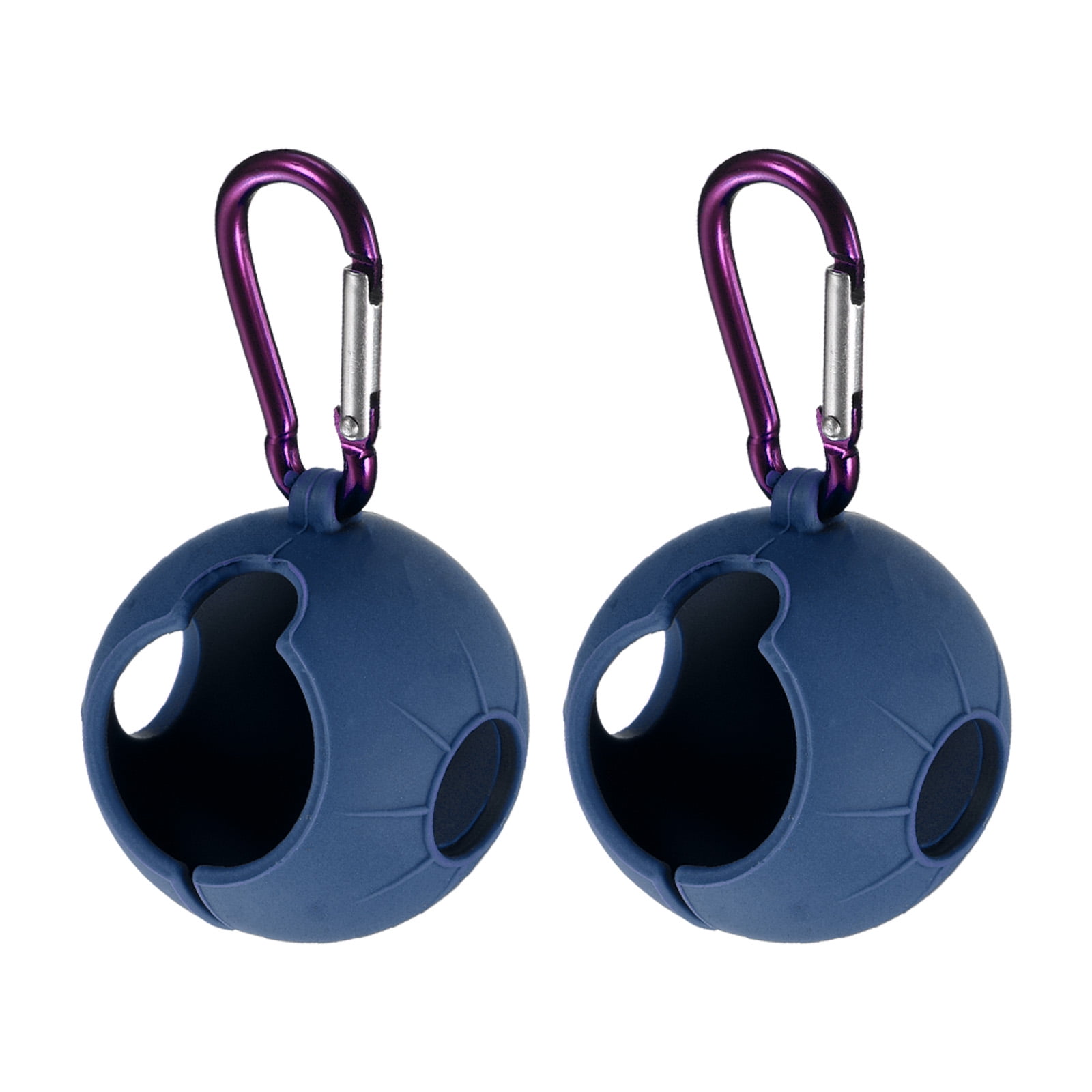 Golf Ball Holder, 2 Pack Silicone Balls Carrier Protective Portable ...