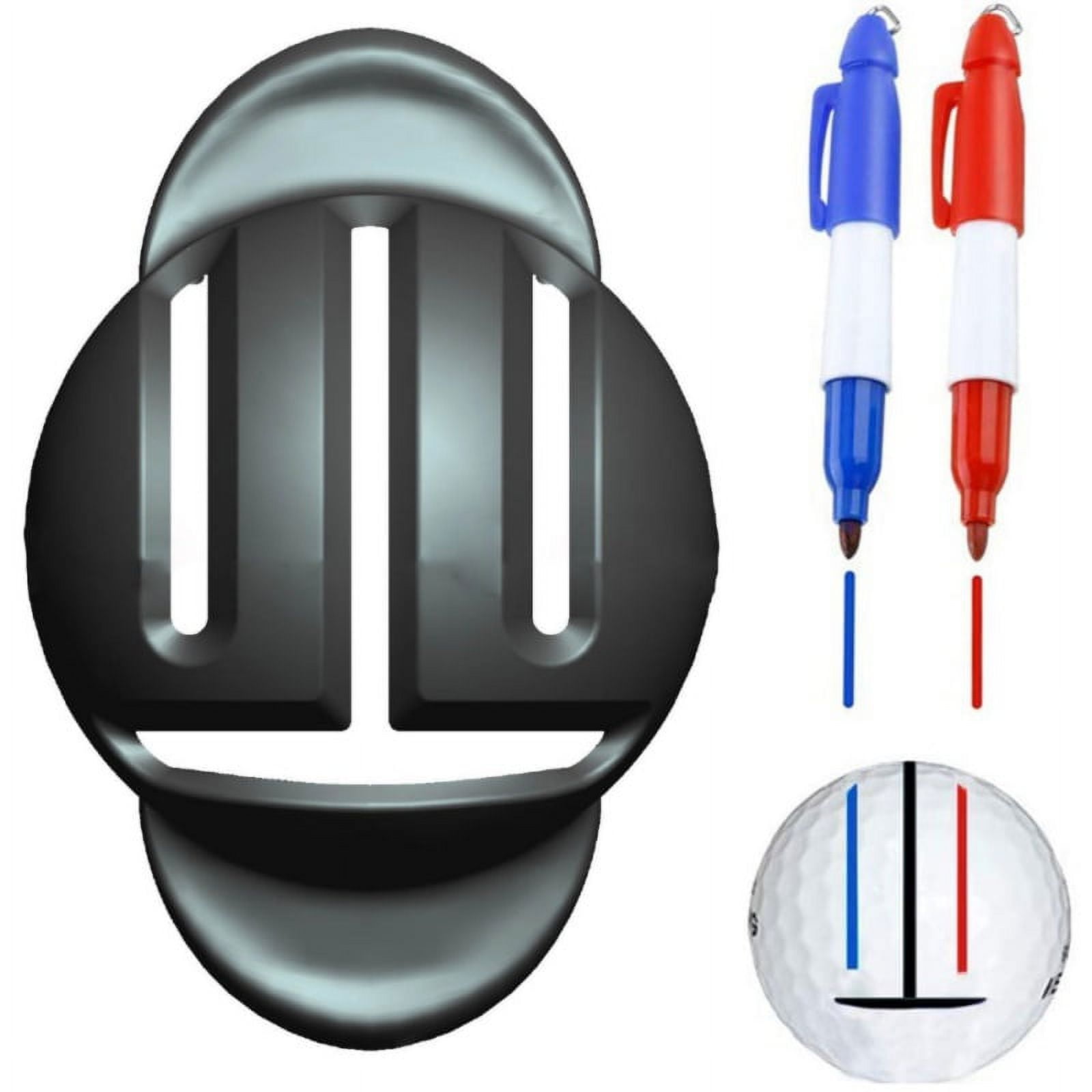 Golf Ball Line Golf Ball Marker Line Triple Track Drawing Tool 2 Color ...