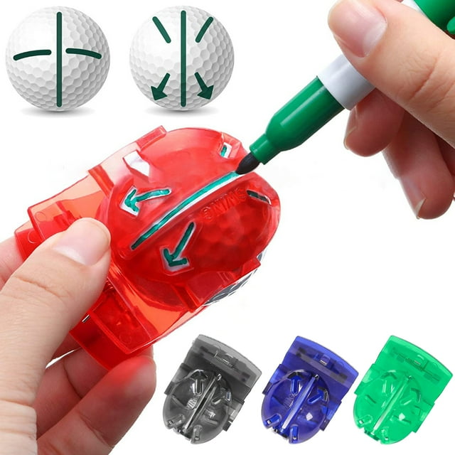 Golf Ball Line Marker Tool Spring Design Compact Size Portable Double ...