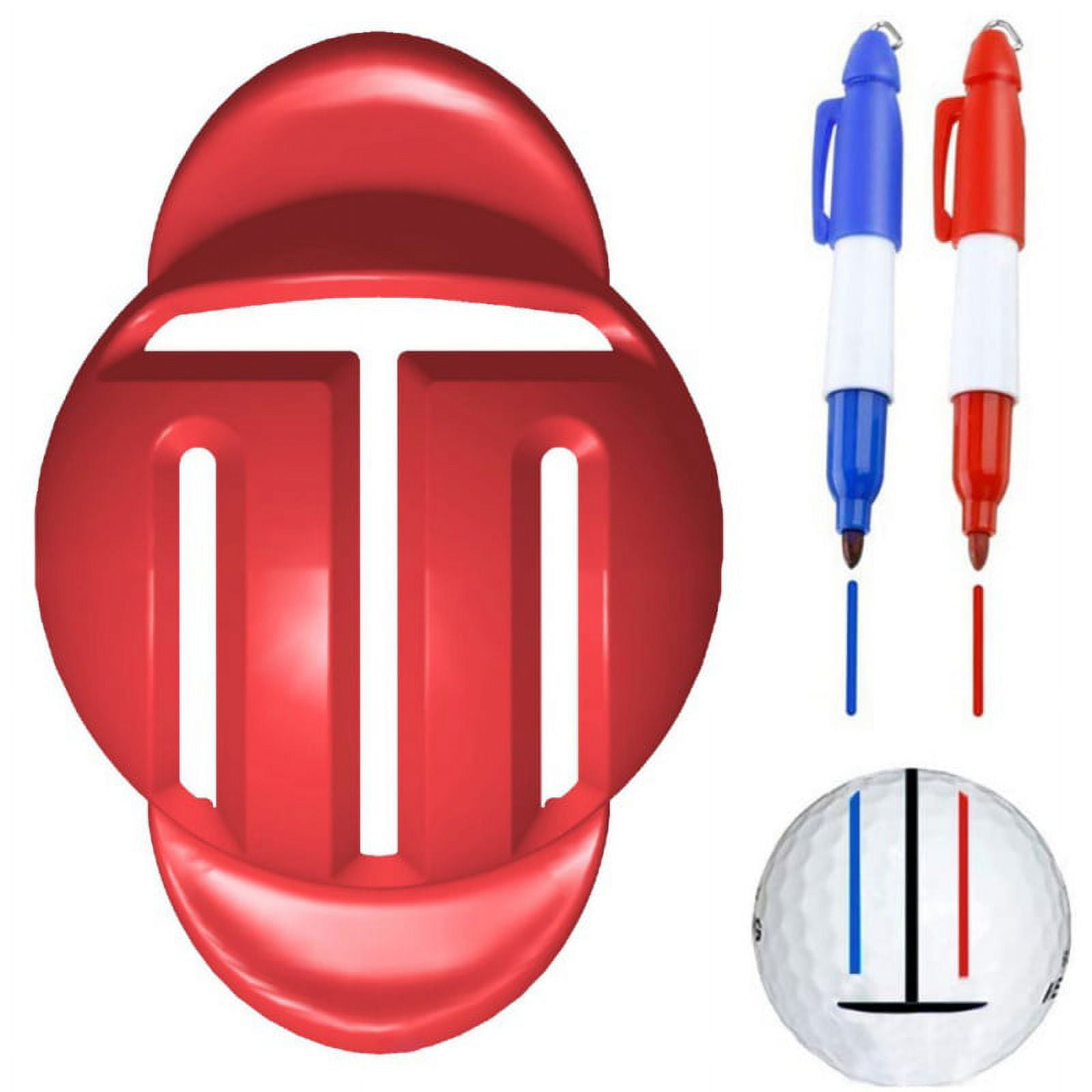 Golf Ball Line Golf Ball Marker Line Triple Track Drawing Tool 2 Color ...