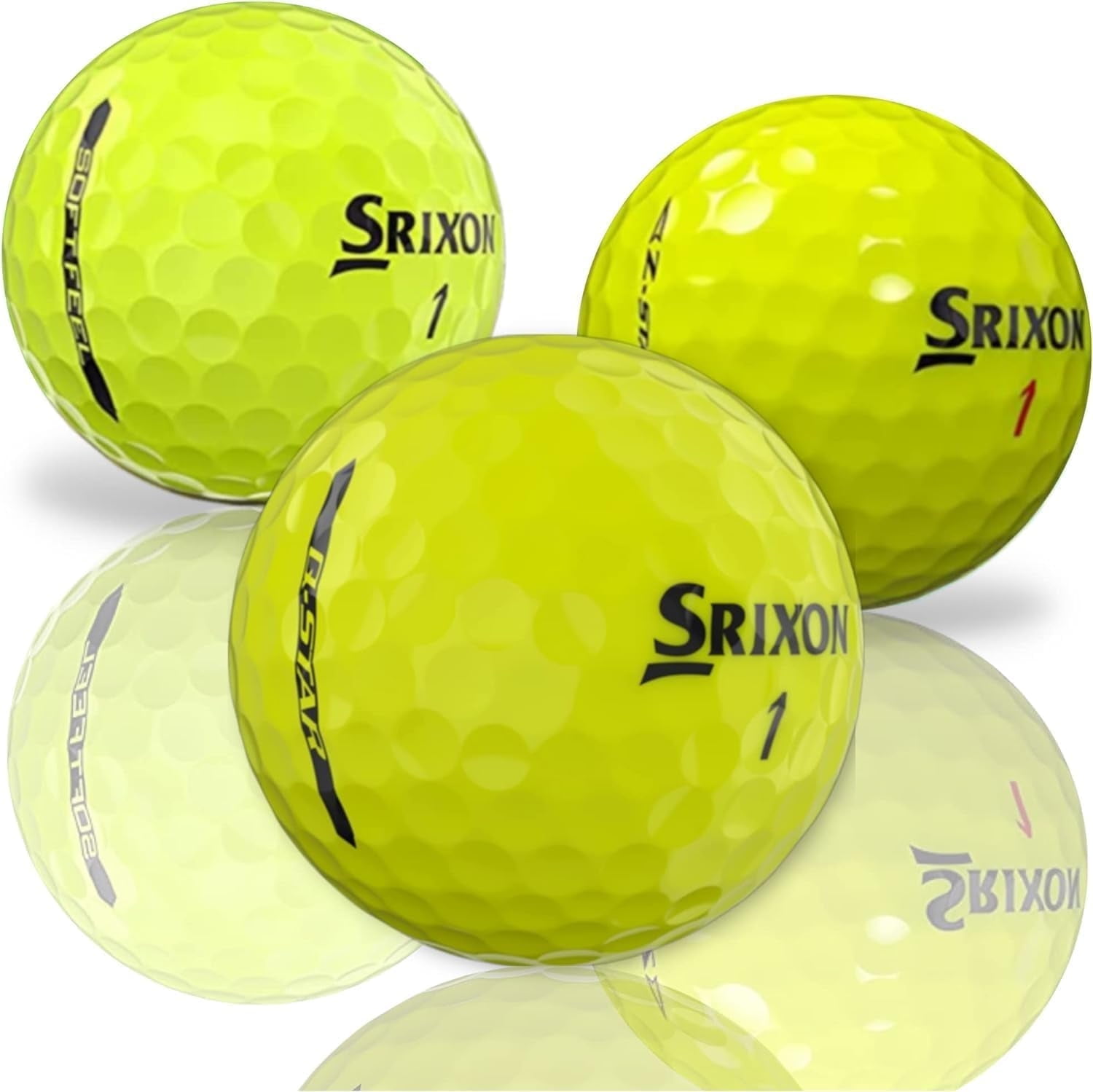 Golf Ball Monkey Cheap Recycled Srixon Golf Balls Yellow Mix - 48 Pack ...
