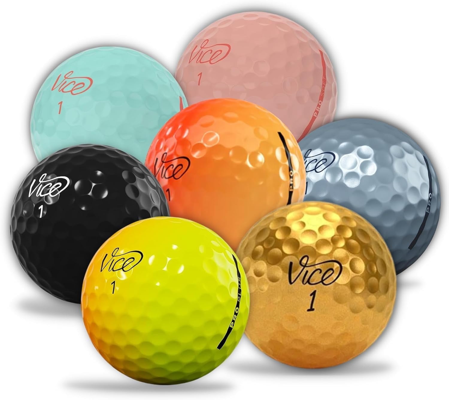 Golf Ball Monkey Cheap Recycled Vice Limited Edition Pro Golf Balls ...